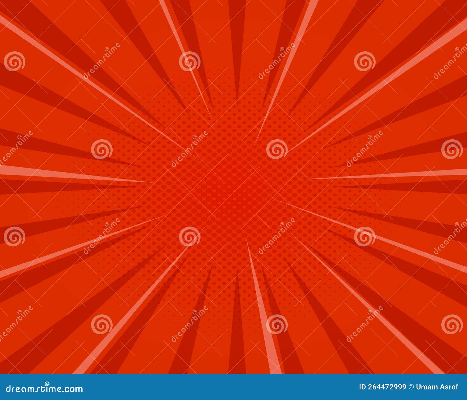 Illustration Vector Graphic of Red Comic Background. Stock Vector ...