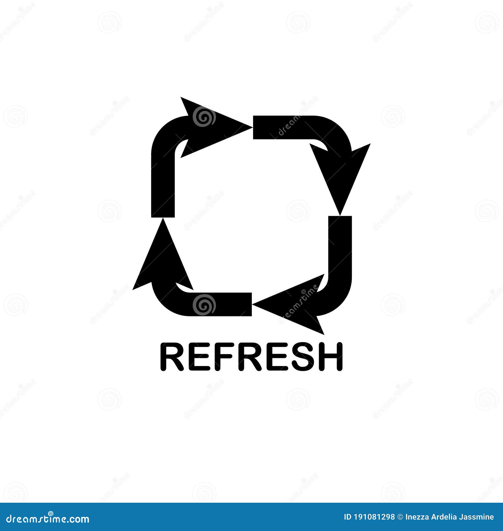 Illustration Vector Graphic of Refresh Icon Template Stock Vector ...