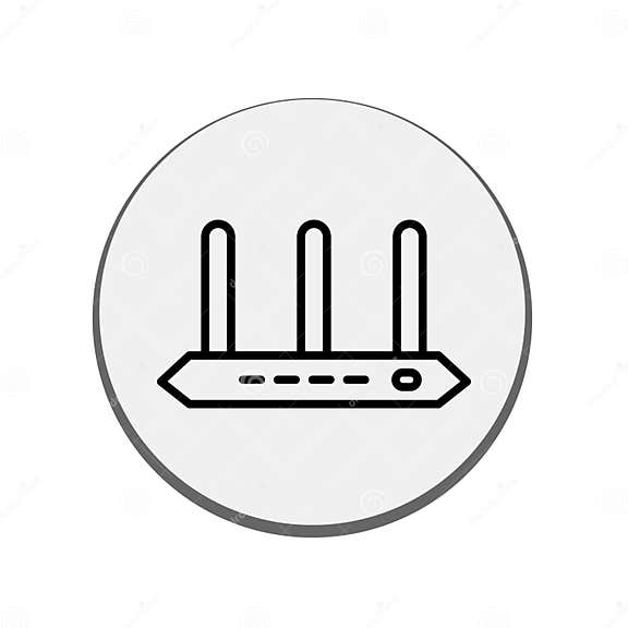 Illustration Vector Graphic of Router Icon Stock Vector - Illustration ...