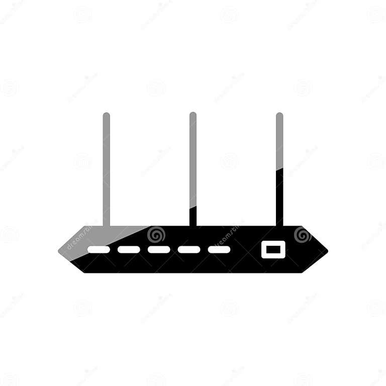 Illustration Vector Graphic of Router Icon Stock Vector - Illustration ...