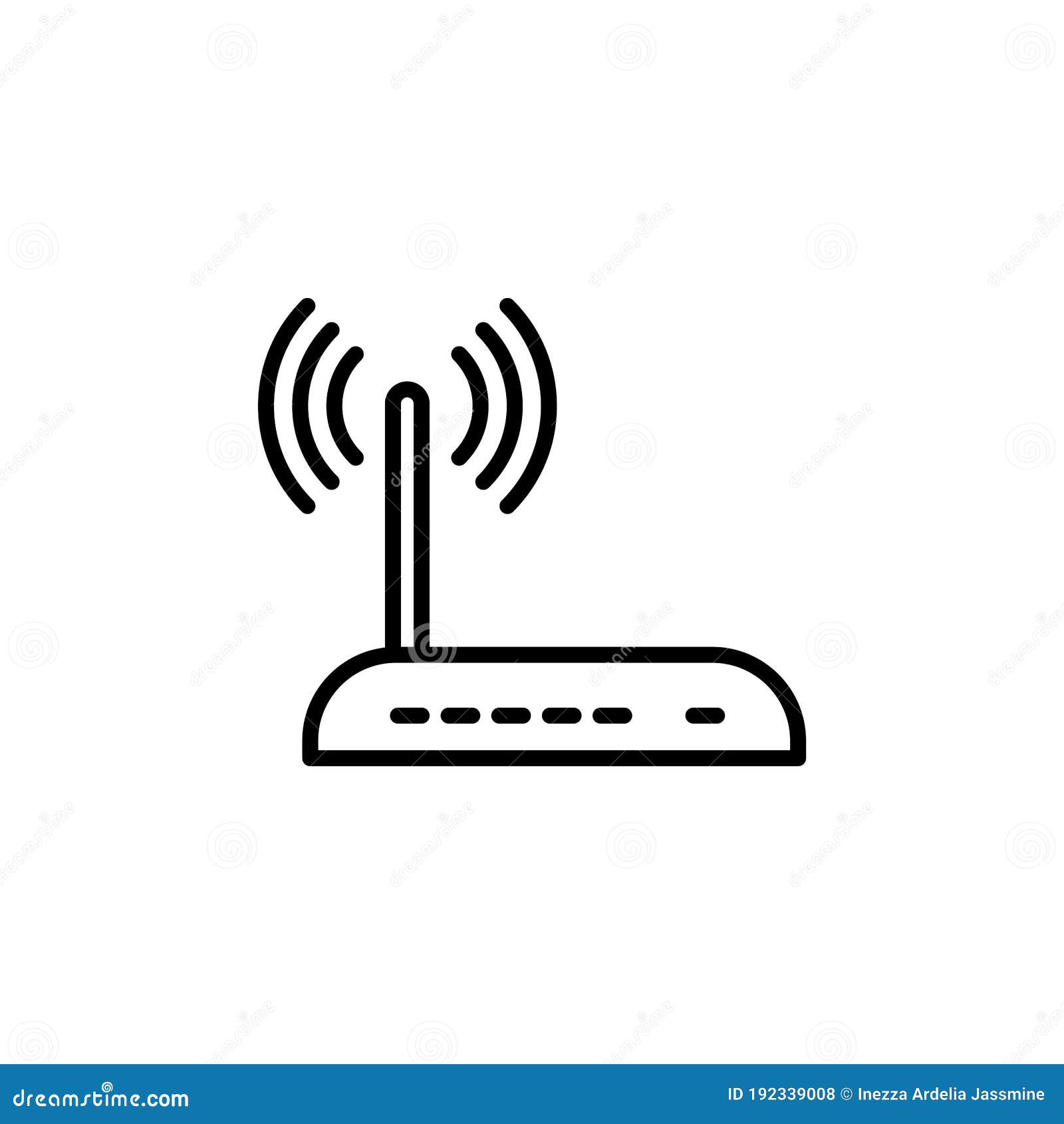 Illustration Vector Graphic of Router Icon Template Stock Vector ...