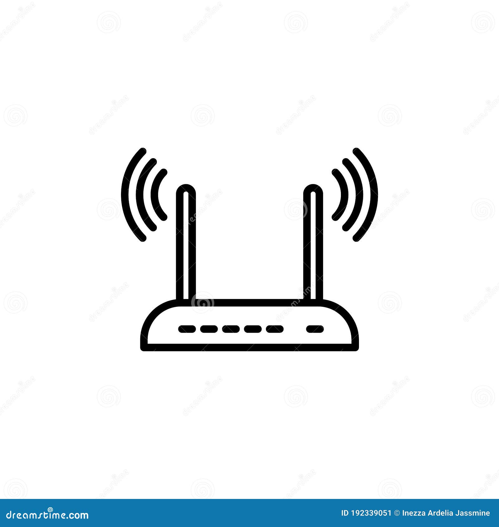 Illustration Vector Graphic of Router Icon Template Stock Vector ...