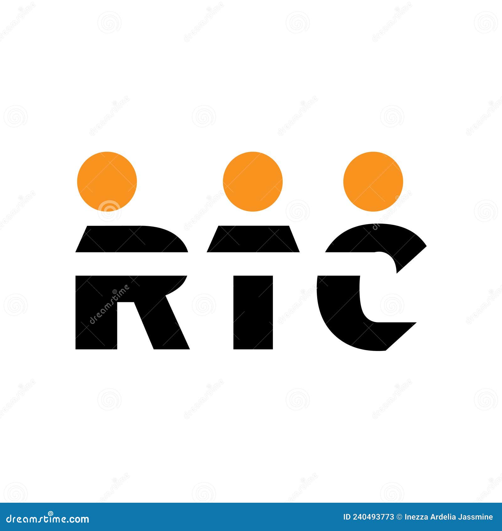 Illustration Vector Graphic of RTC Logo Stock Vector - Illustration of ...