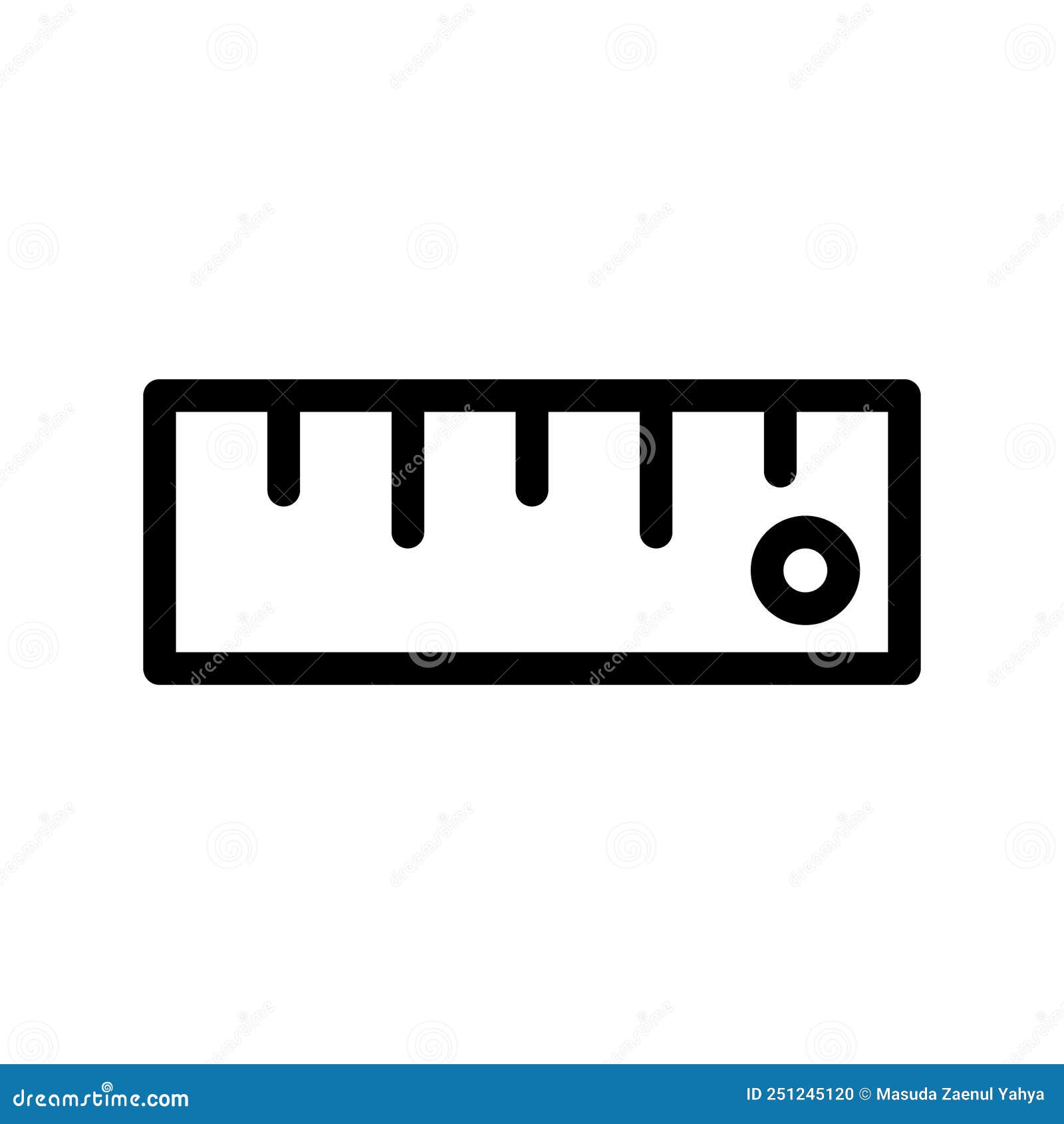 Illustration Vector Graphic of Ruler Icon Stock Vector - Illustration ...