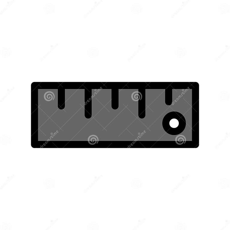 Illustration Vector Graphic of Ruler Icon Stock Vector - Illustration ...