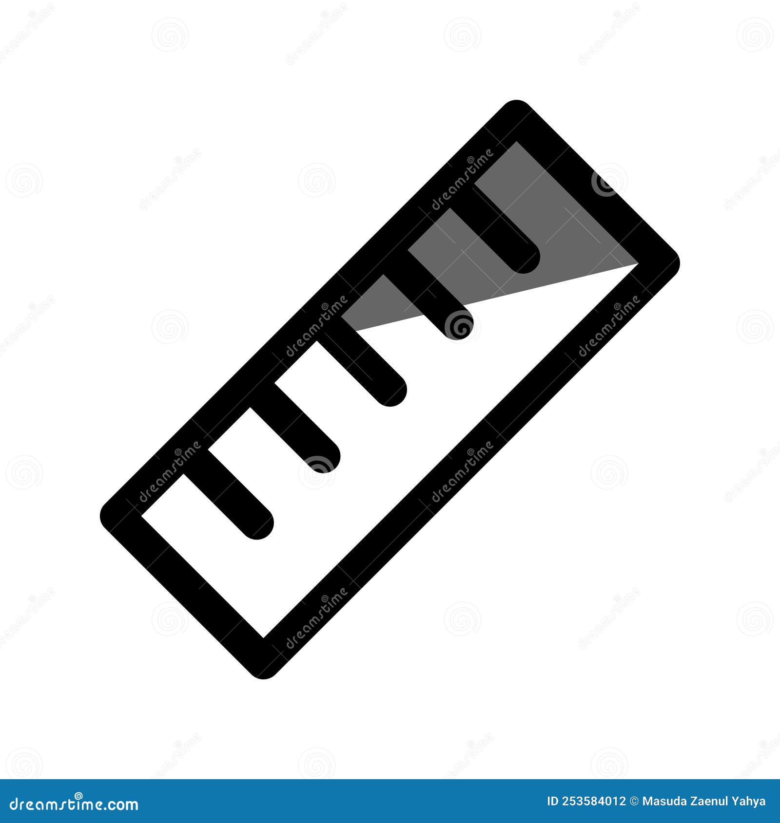 Illustration Vector Graphic of Ruler Icon Stock Vector - Illustration ...