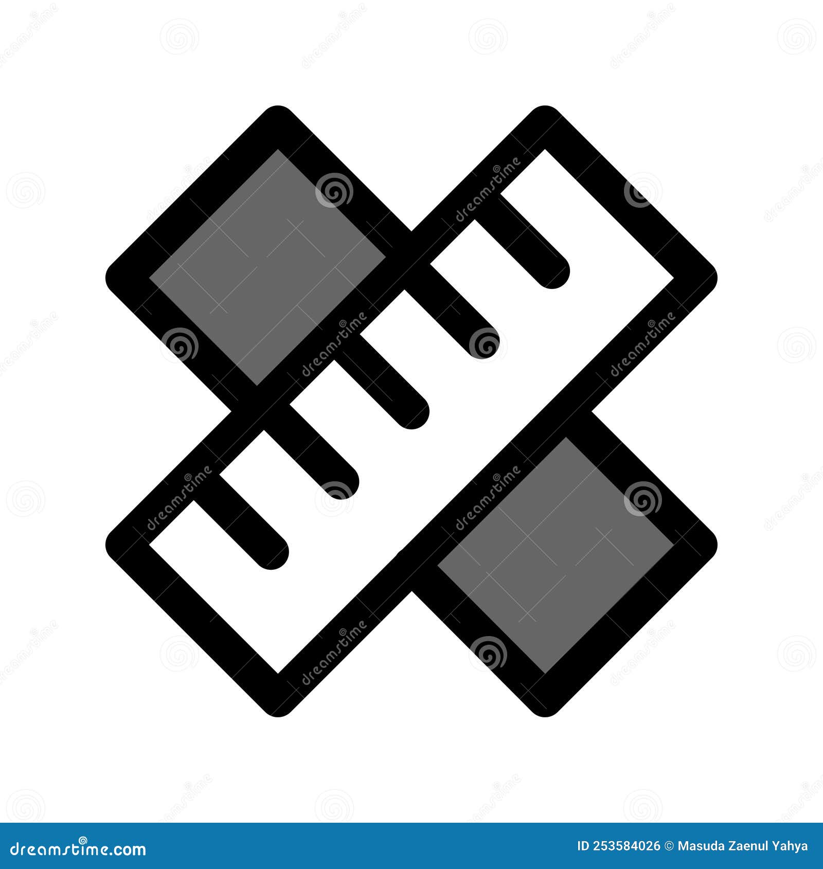 Illustration Vector Graphic of Ruler Icon Stock Vector - Illustration ...