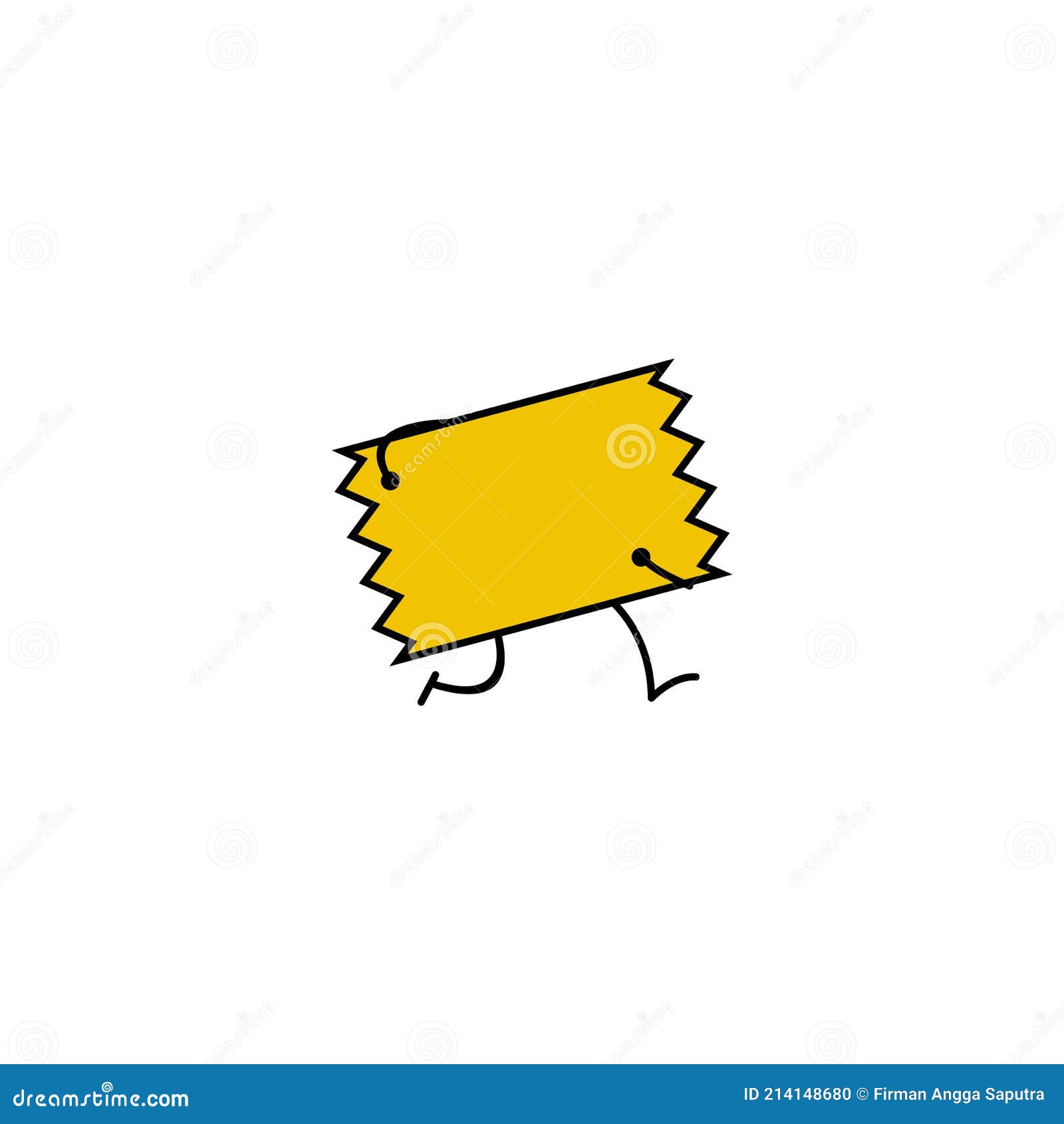 Illustration Vector Graphic of Running Ticket Logo Stock Vector ...