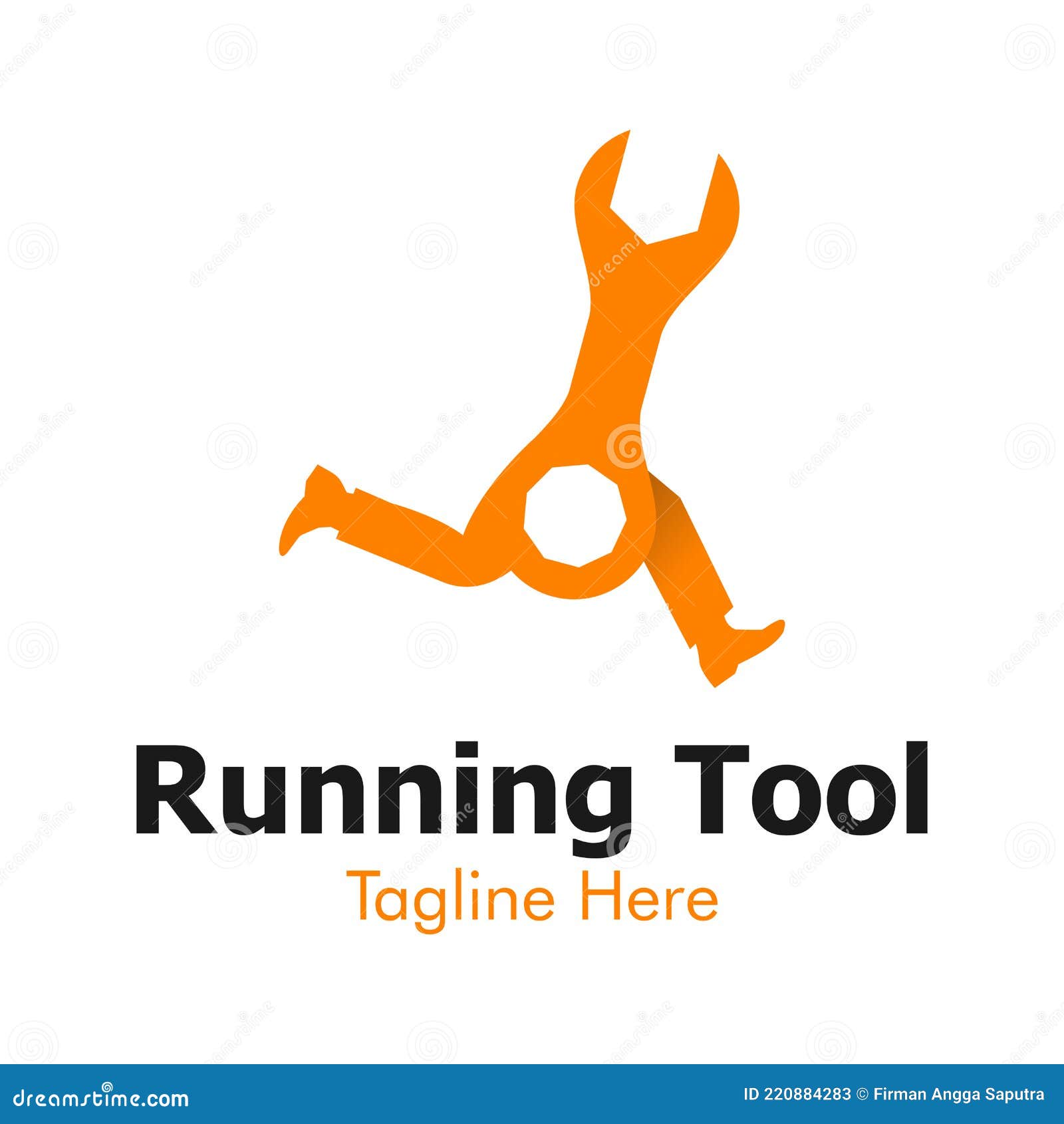 Illustration Vector Graphic of Running Tool Logo Stock Vector ...