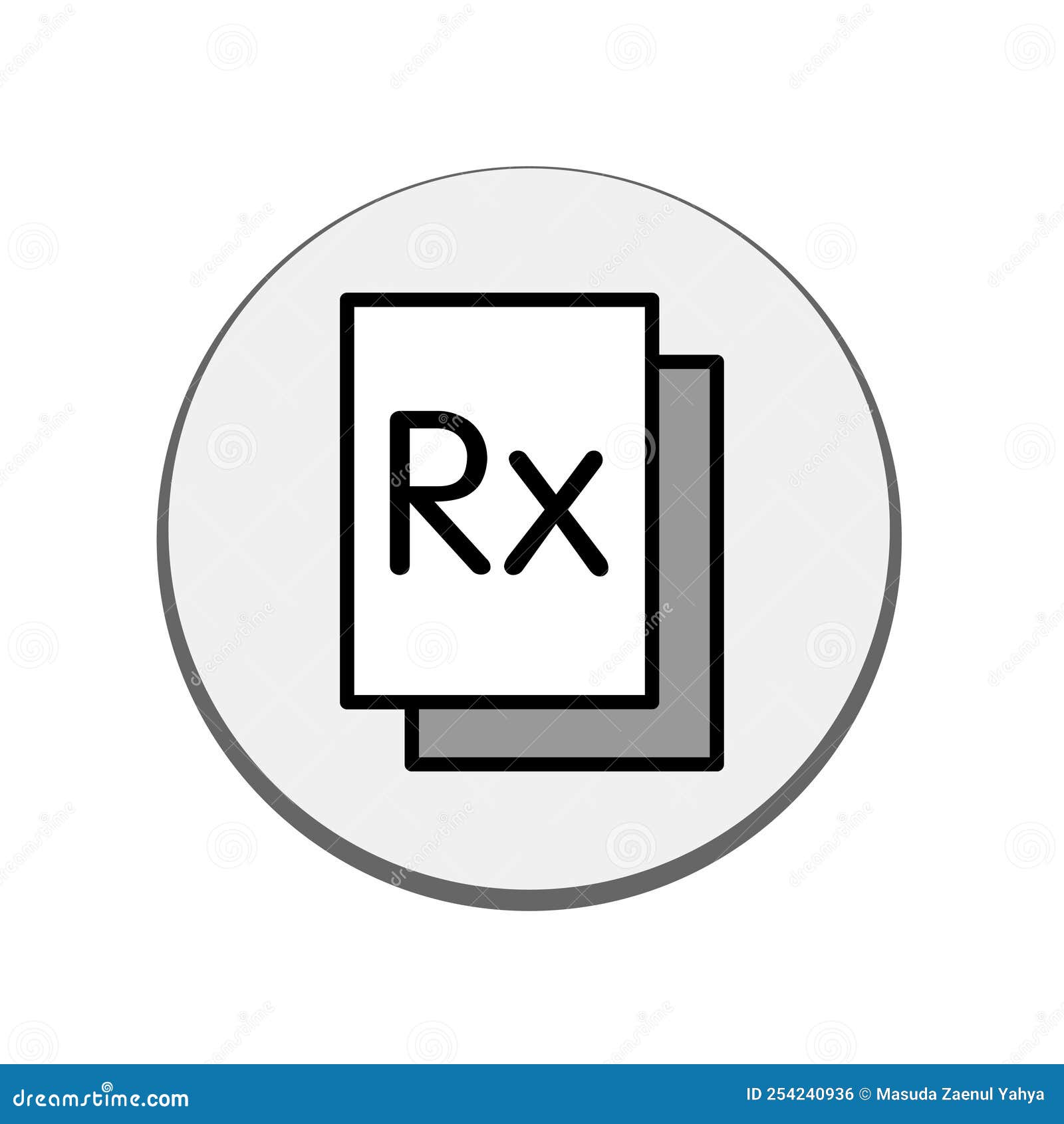 Illustration Vector Graphic of Rx Icon Stock Vector - Illustration of ...