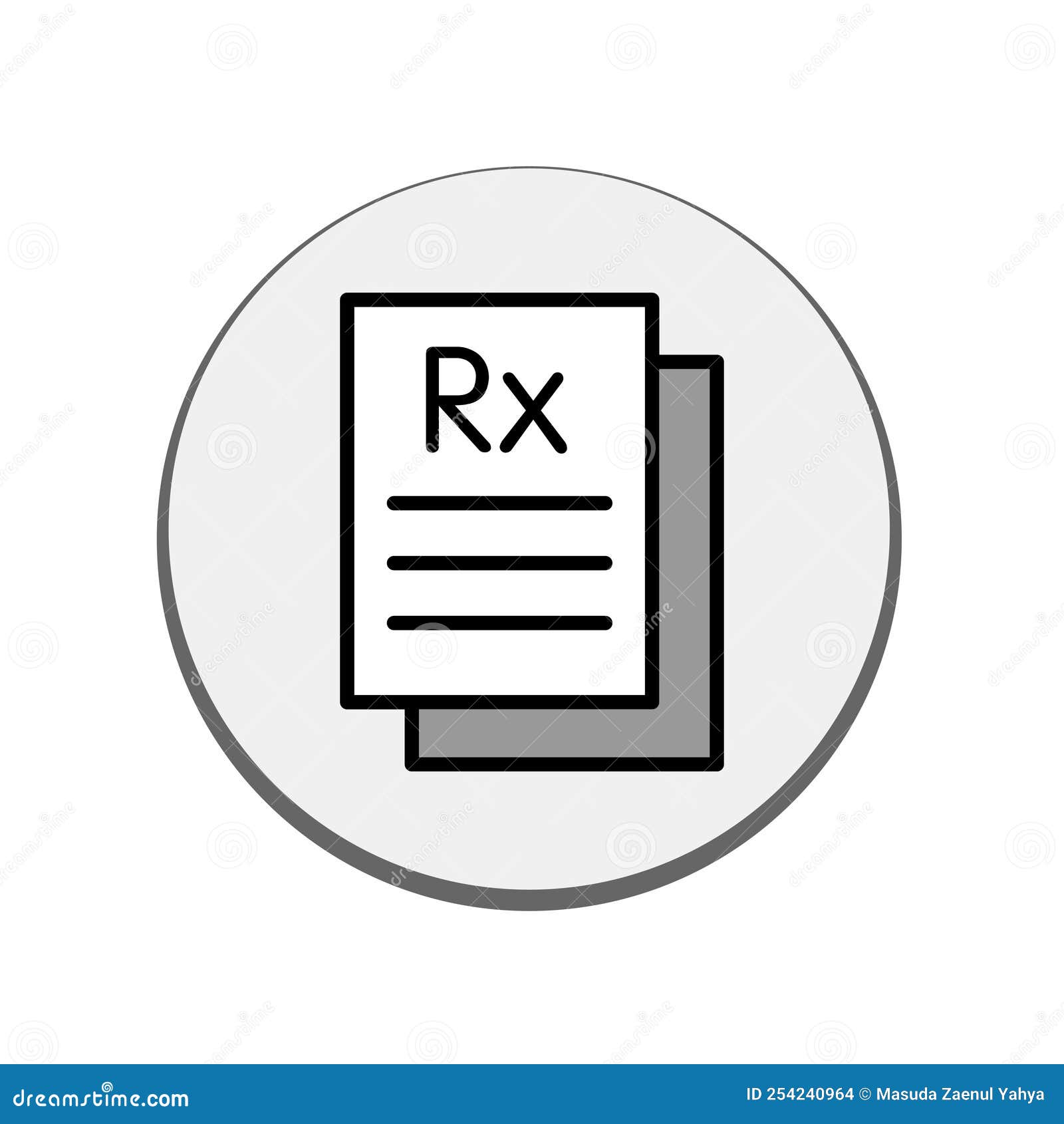Illustration Vector Graphic of Rx Icon Stock Vector - Illustration of ...