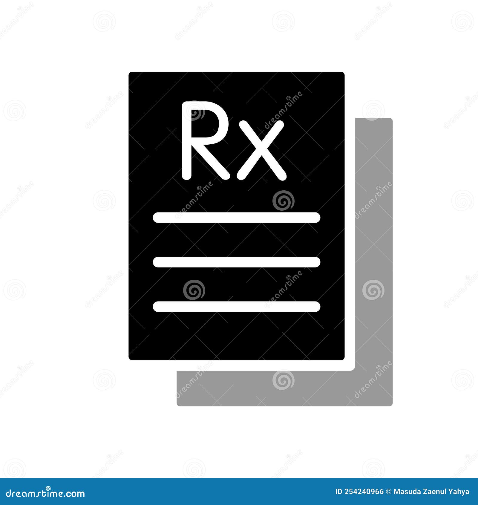 Illustration Vector Graphic of Rx Icon Stock Vector - Illustration of ...