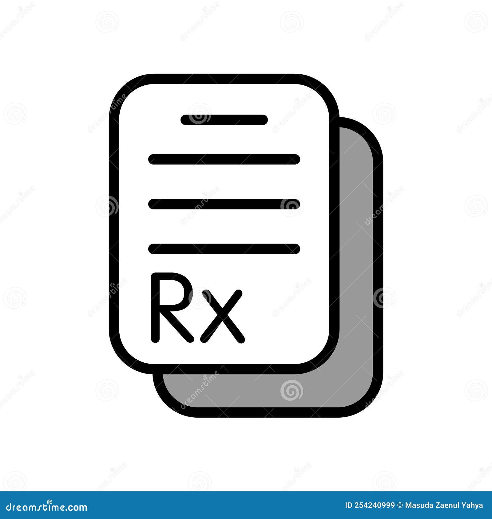 Illustration Vector Graphic of Rx Icon Stock Vector - Illustration of ...