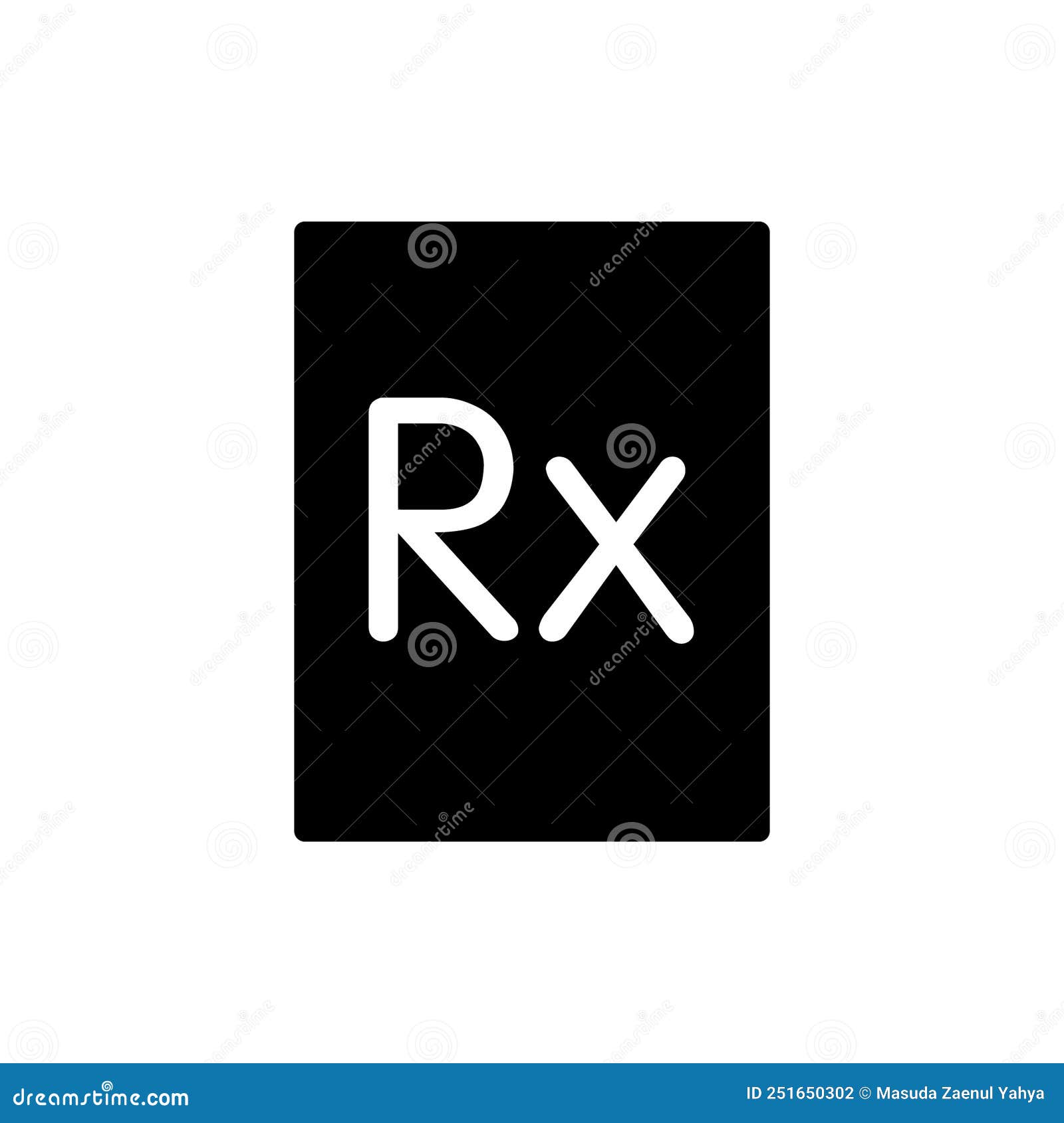 Illustration Vector Graphic of Rx Icon Stock Vector - Illustration of ...