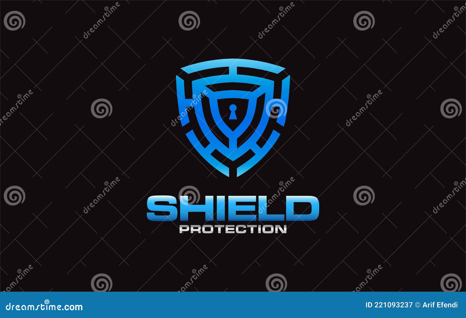 Illustration Vector Graphic of Safe, Lock, Shield, and Security Logo ...