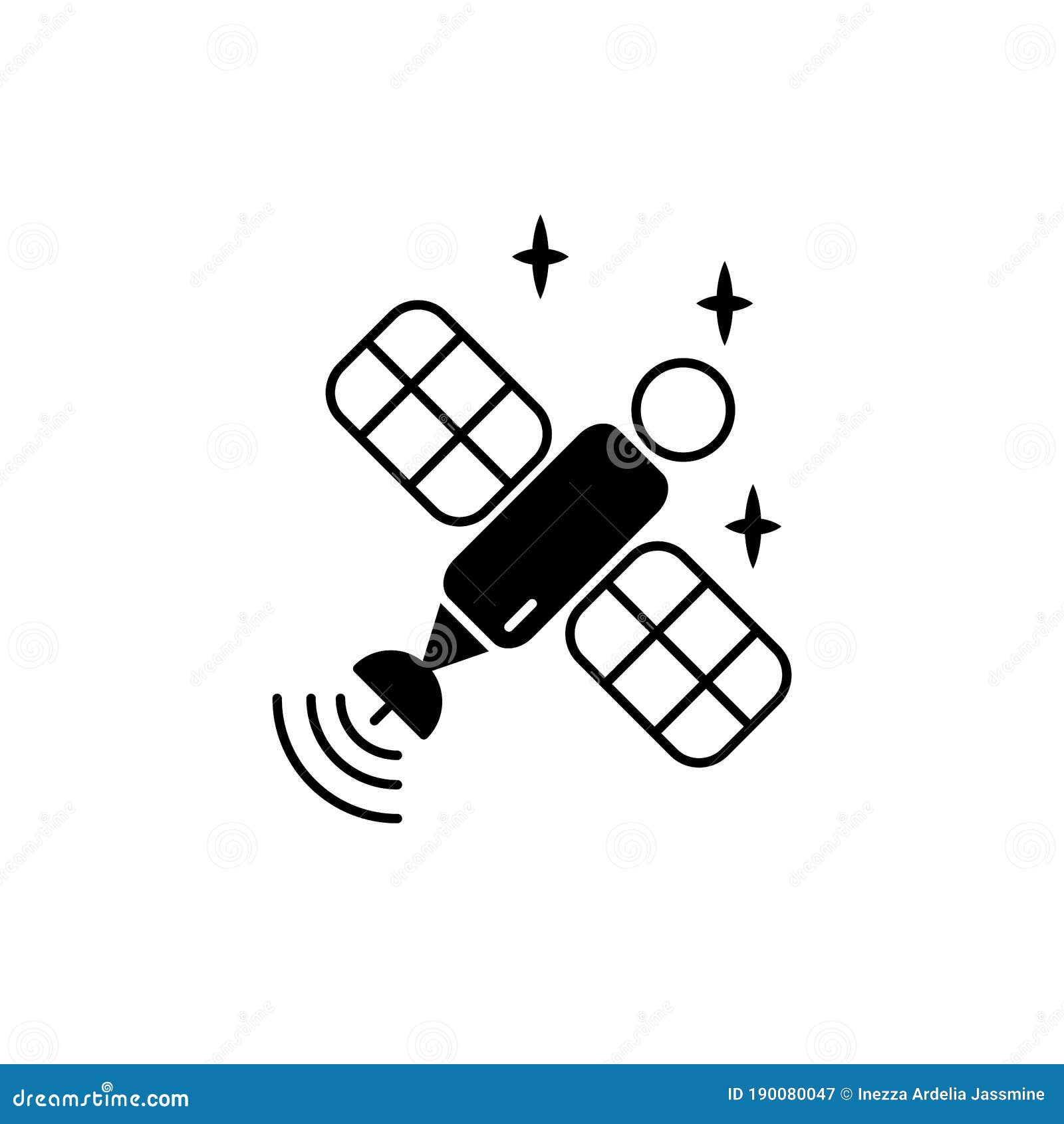 Illustration Vector Graphic of Satellite Icon Template Stock Vector ...