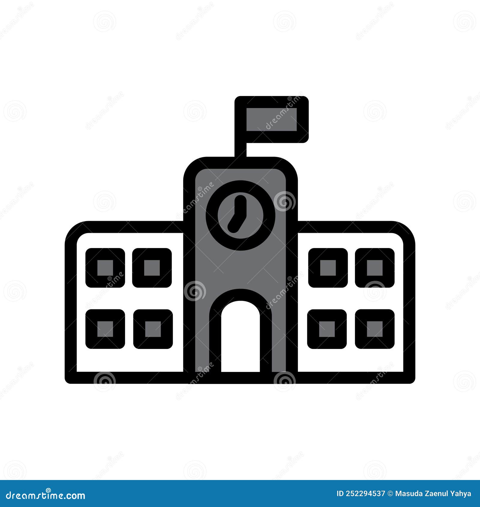 Illustration Vector Graphic of School Icon Stock Vector - Illustration ...