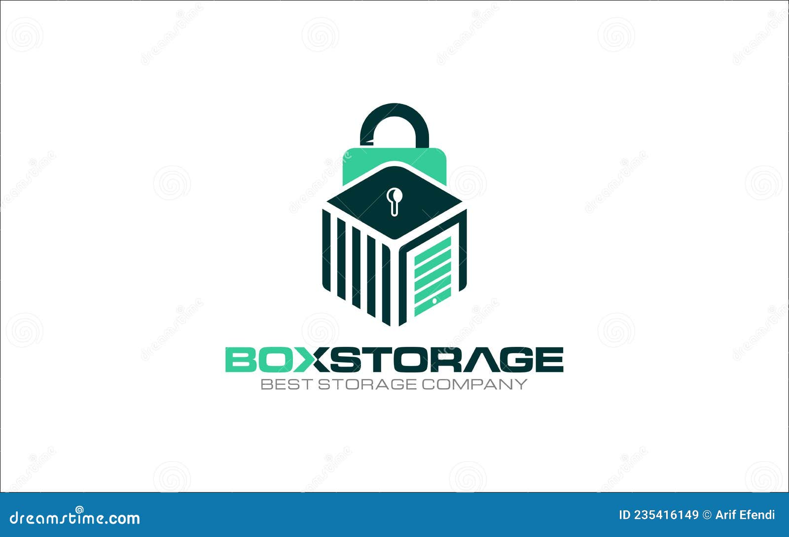 Illustration Vector Graphic of Self Storage Company Logo Design ...