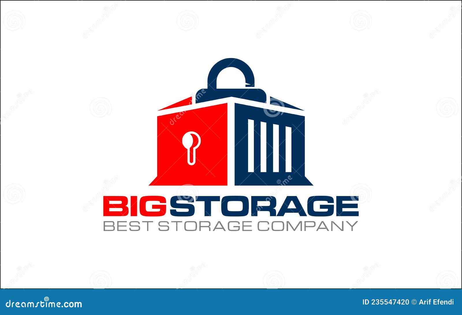 Illustration Vector Graphic of Self Storage Company Logo Design ...