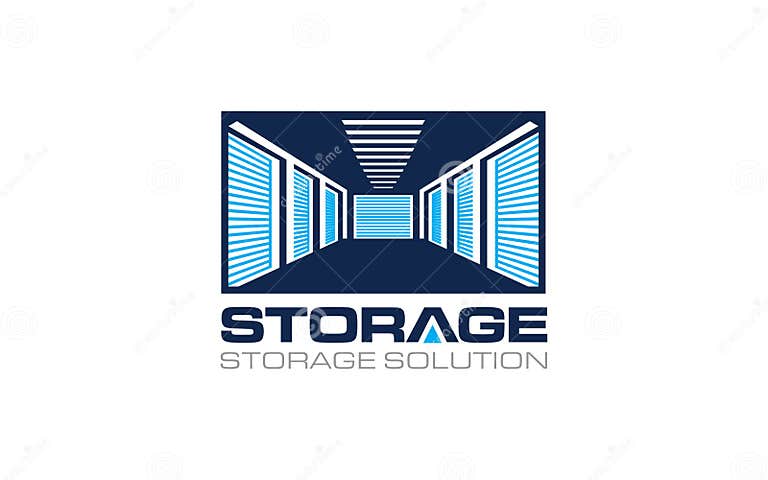 Illustration Vector Graphic of Self Storage Solution Company Logo ...