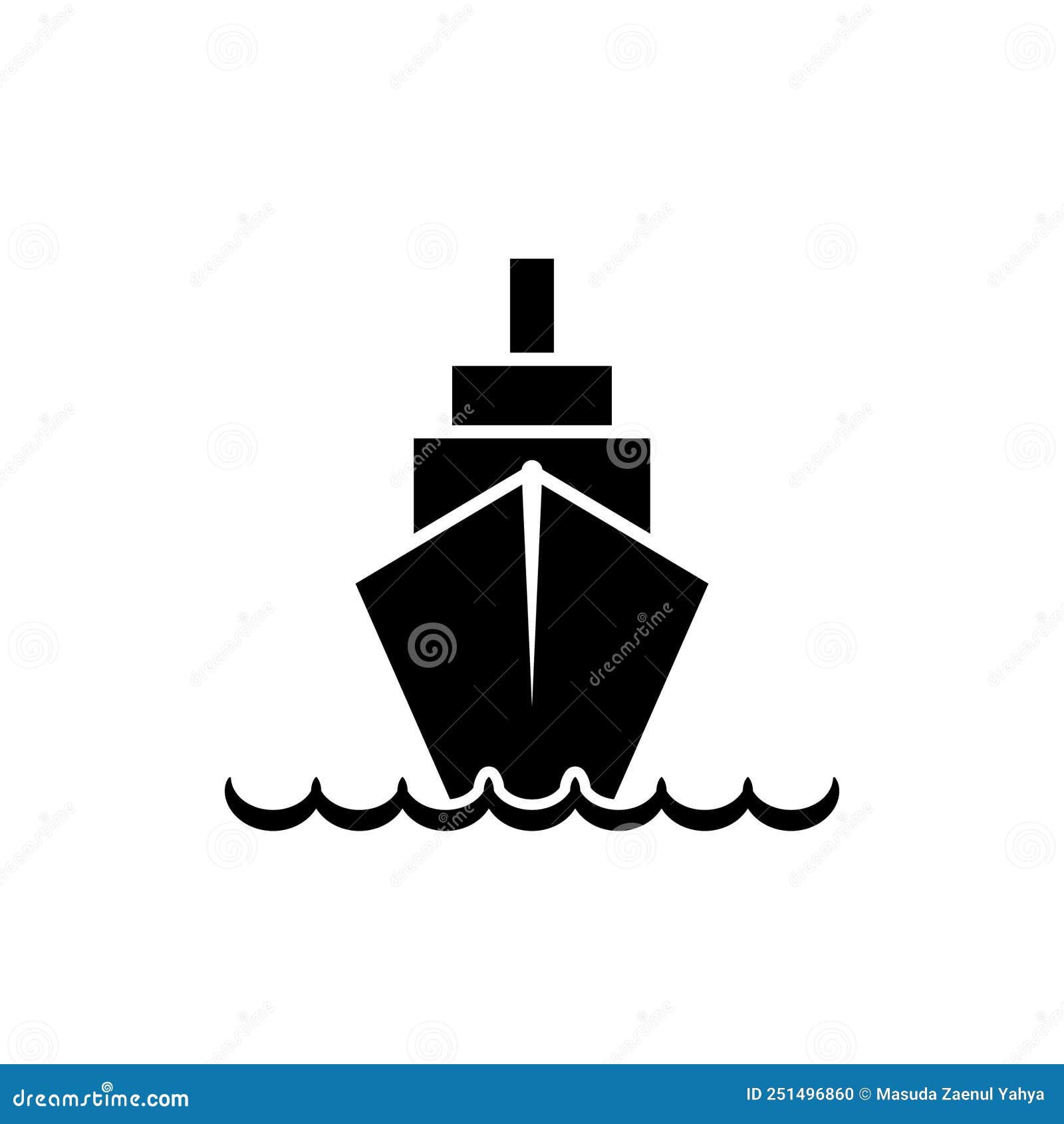Illustration Vector Graphic of Ship Icon Stock Vector - Illustration of ...