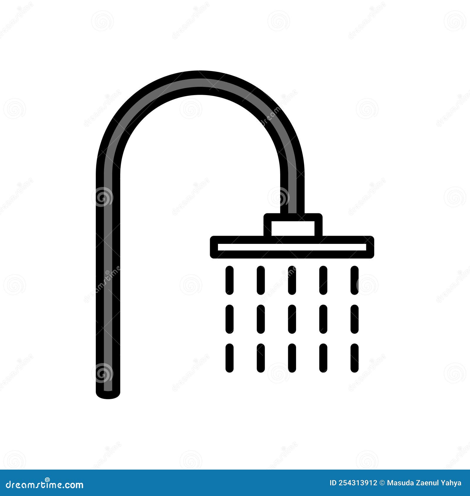 Illustration Vector Graphic of Shower Icon Stock Vector - Illustration ...