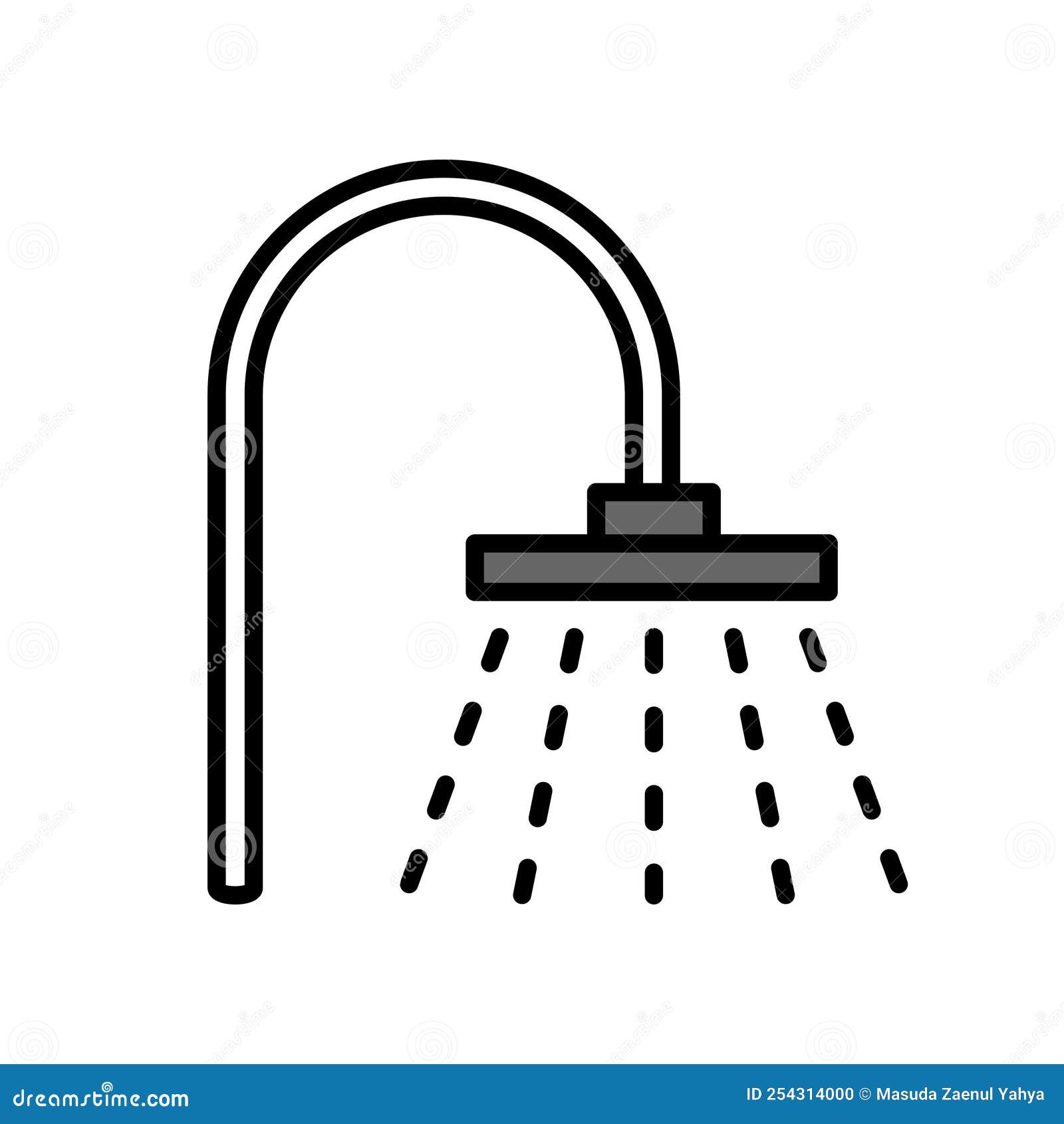 Illustration Vector Graphic of Shower Icon Stock Vector - Illustration ...