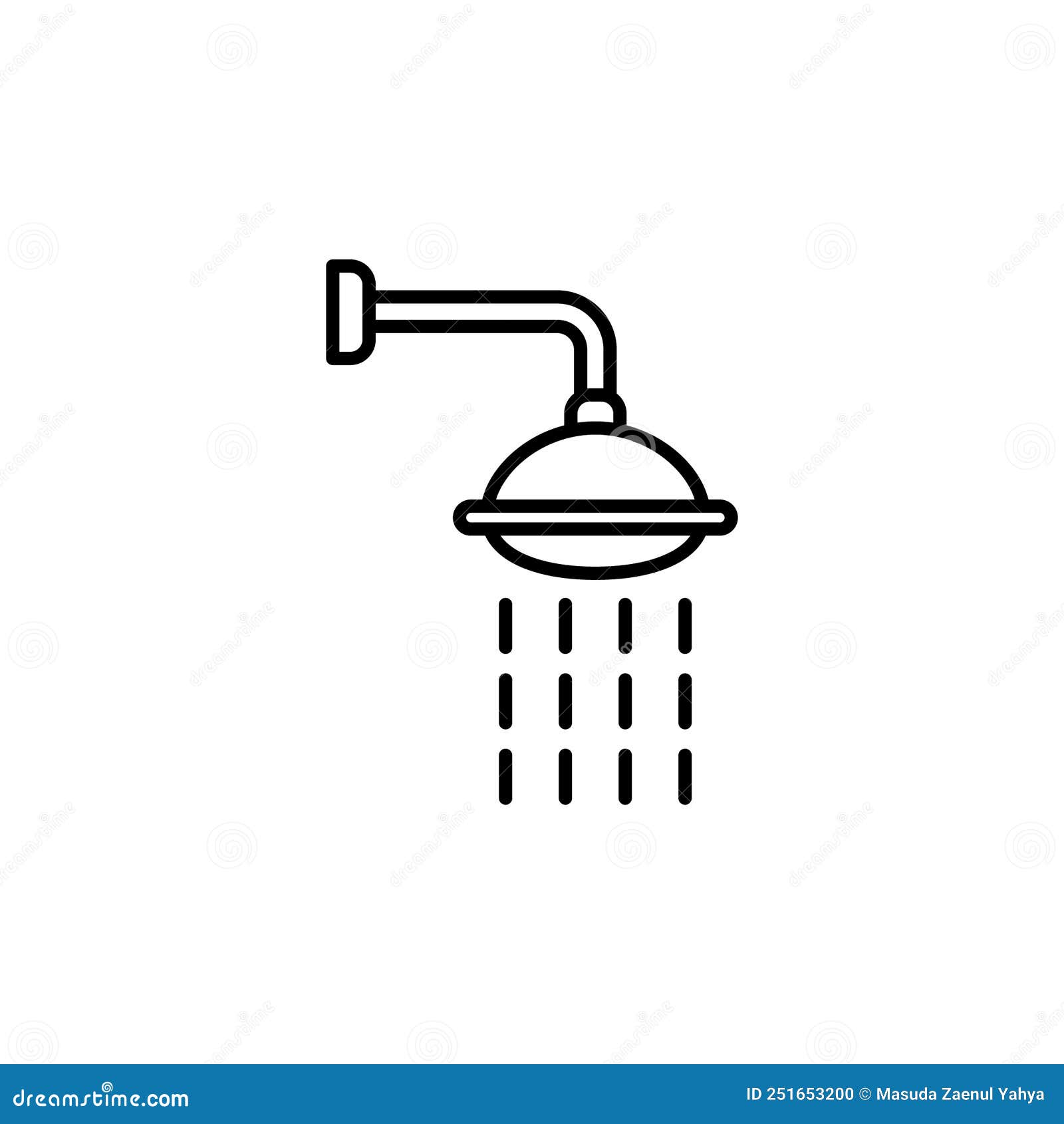 Illustration Vector Graphic of Shower Icon Stock Vector - Illustration ...