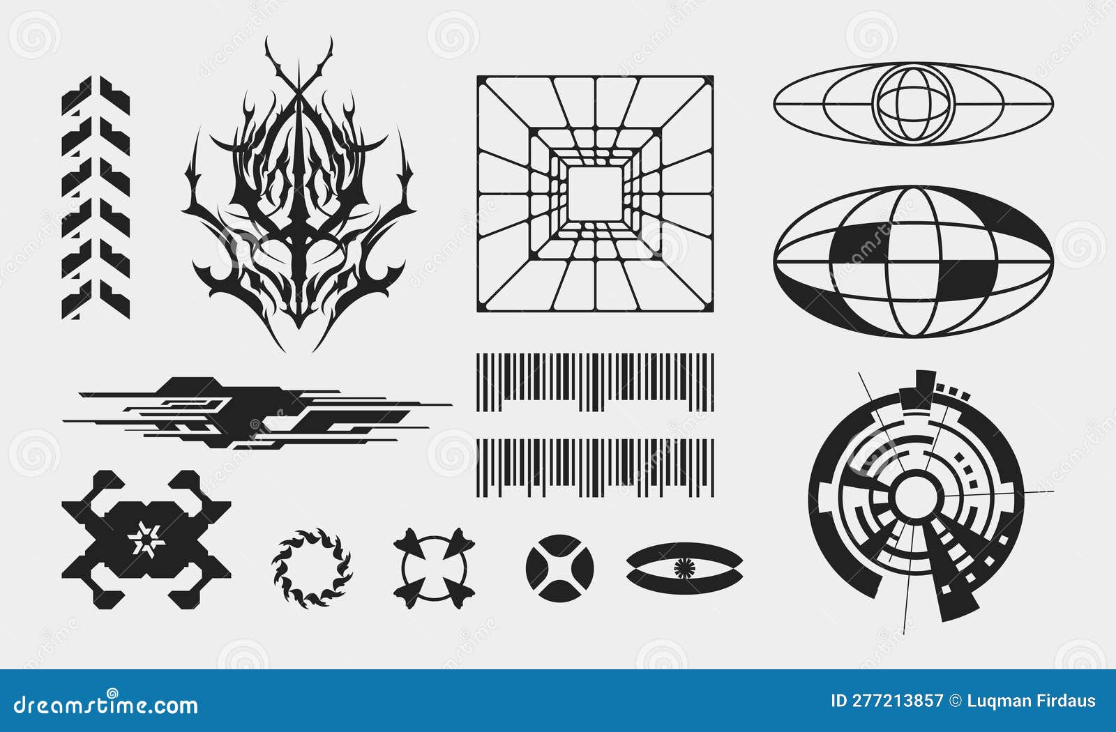 HUD Futuristic Frame Border Game Swag Elements Pack Panel Cyber Sci-fi ...