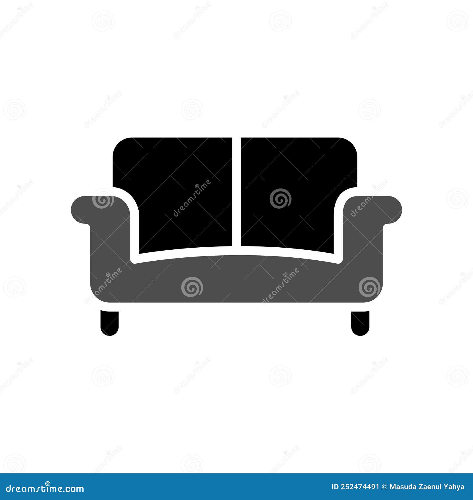 Illustration Vector Graphic of Sofa Icon Stock Vector - Illustration of ...