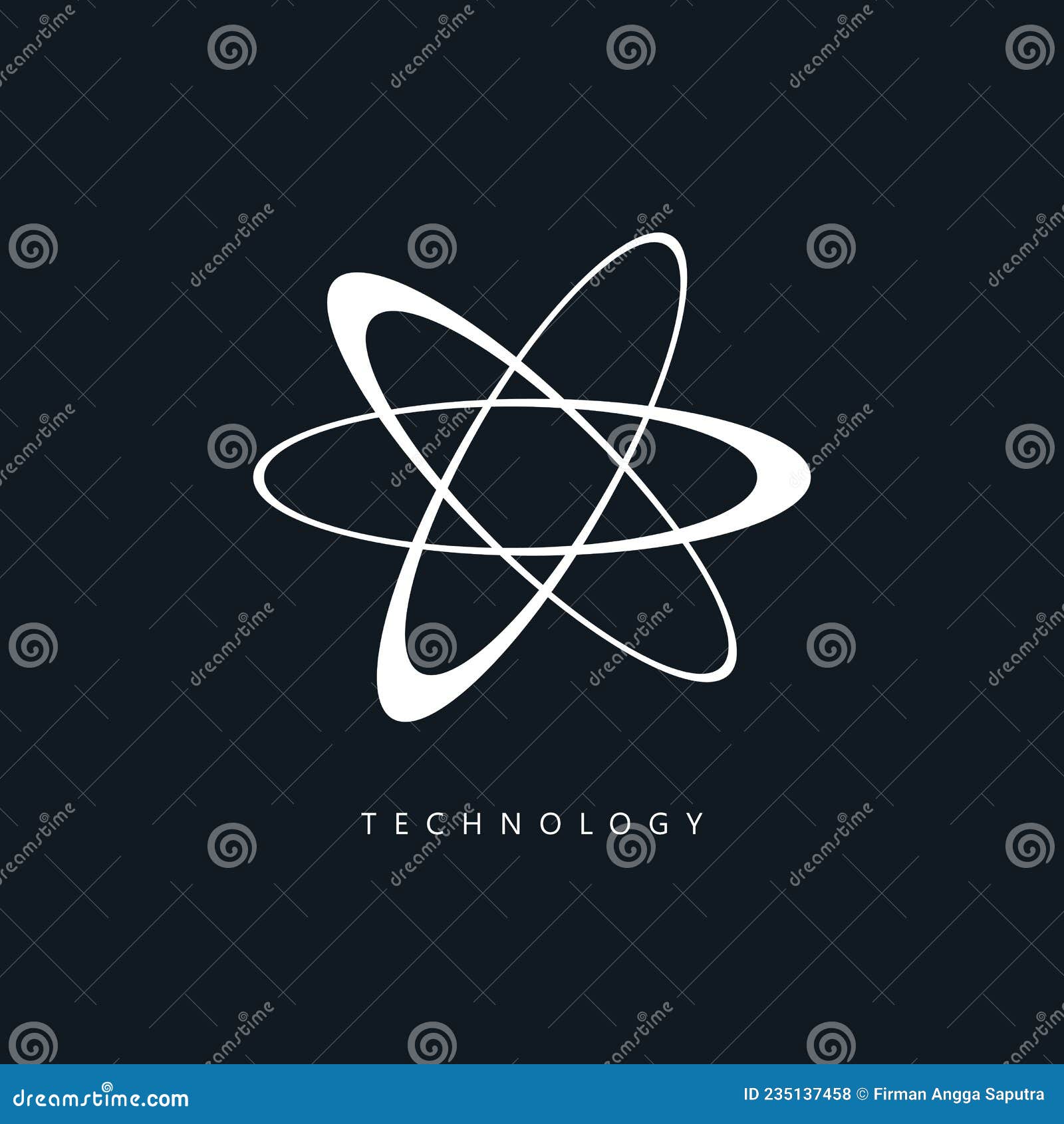 Illustration Vector Graphic of Space Technology Logo Stock Vector ...