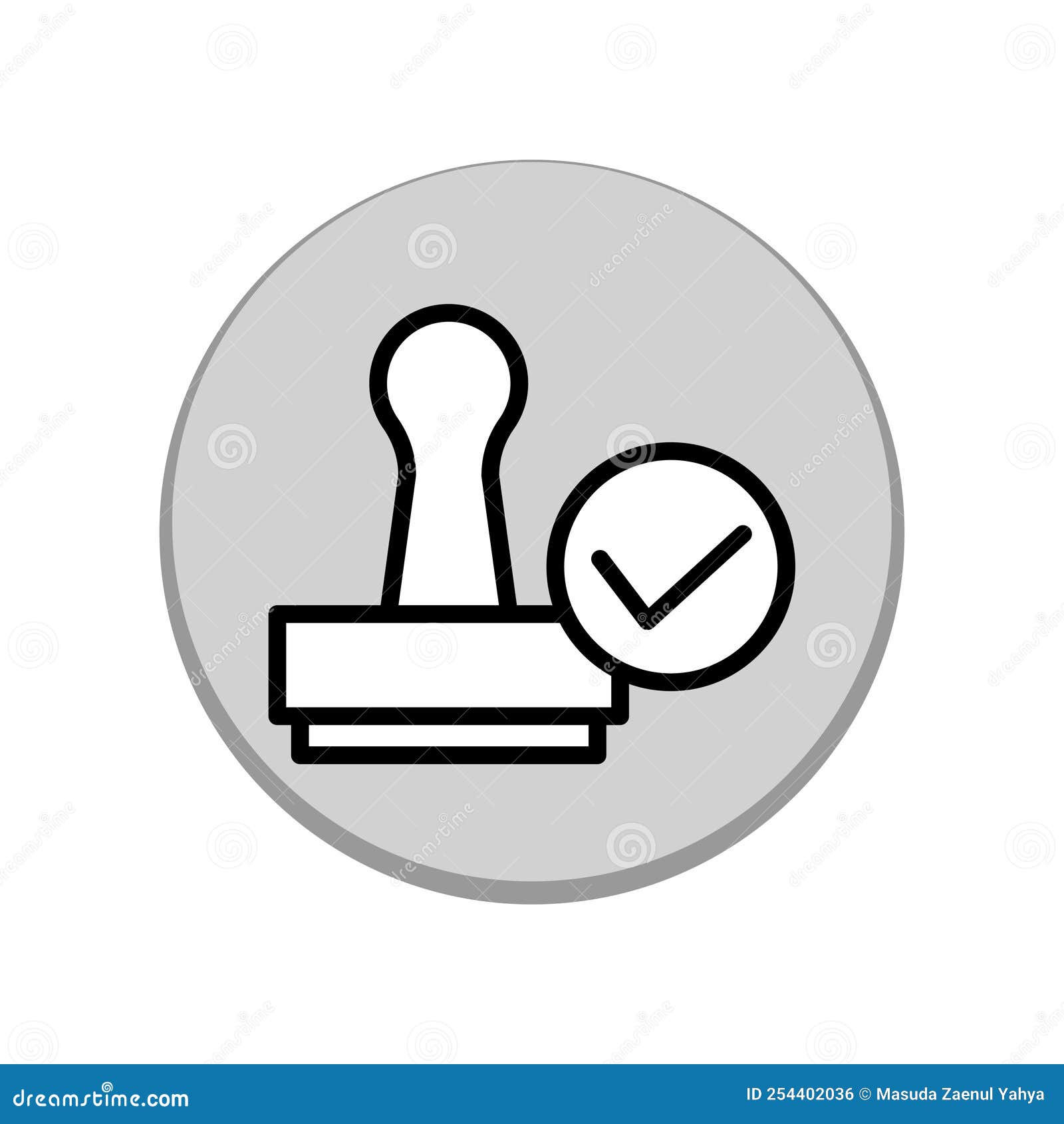 Illustration Vector Graphic of Stamp Icon Stock Vector - Illustration ...