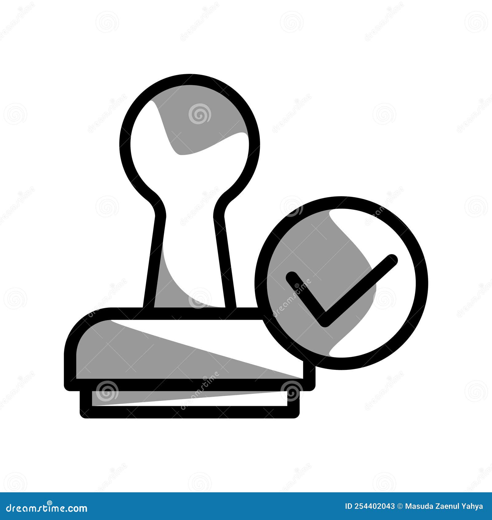 Illustration Vector Graphic of Stamp Icon Stock Vector - Illustration ...