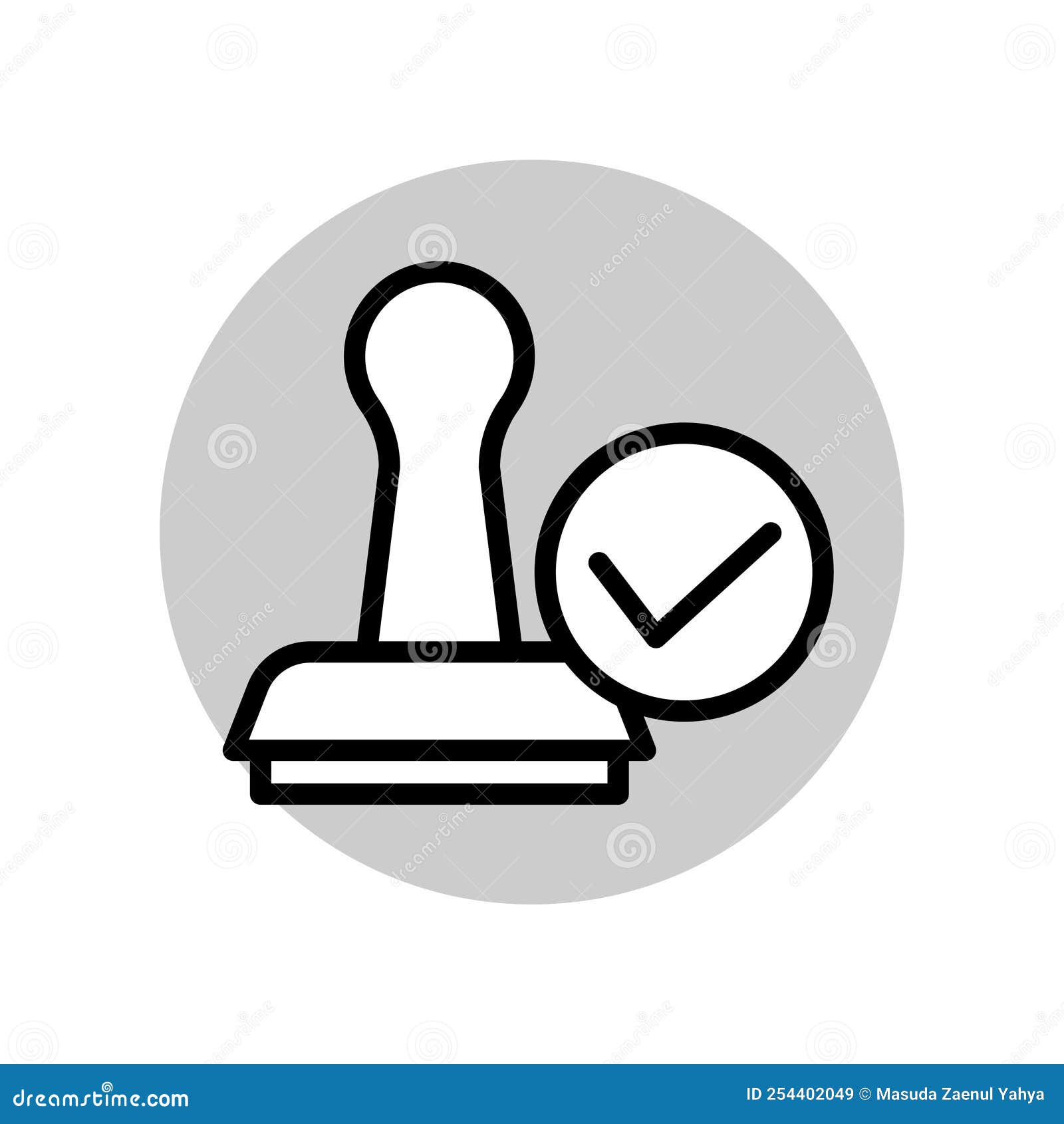 Illustration Vector Graphic of Stamp Icon Stock Vector - Illustration ...