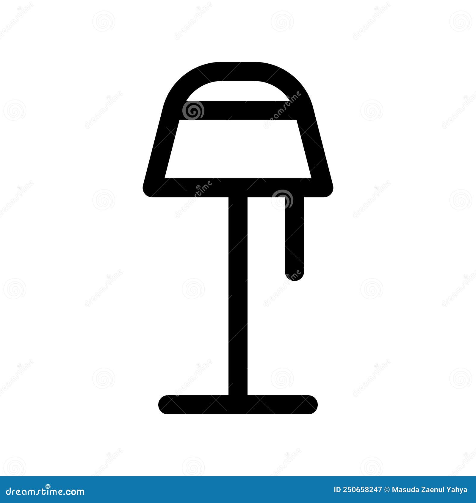 Illustration Vector Graphic of Stand Lamp Icon Design Stock Vector ...