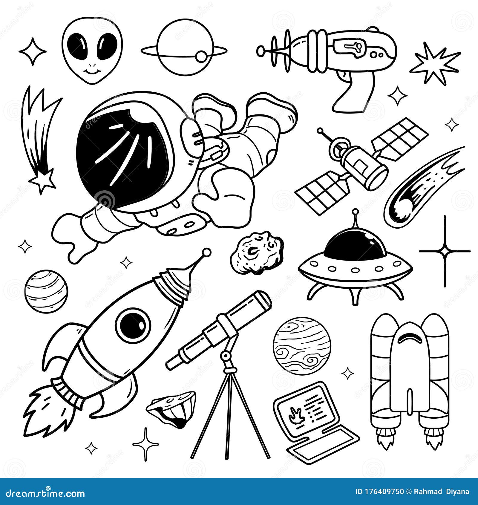 Space Doodle Stock Illustrations – 57,033 Space Doodle Stock ...