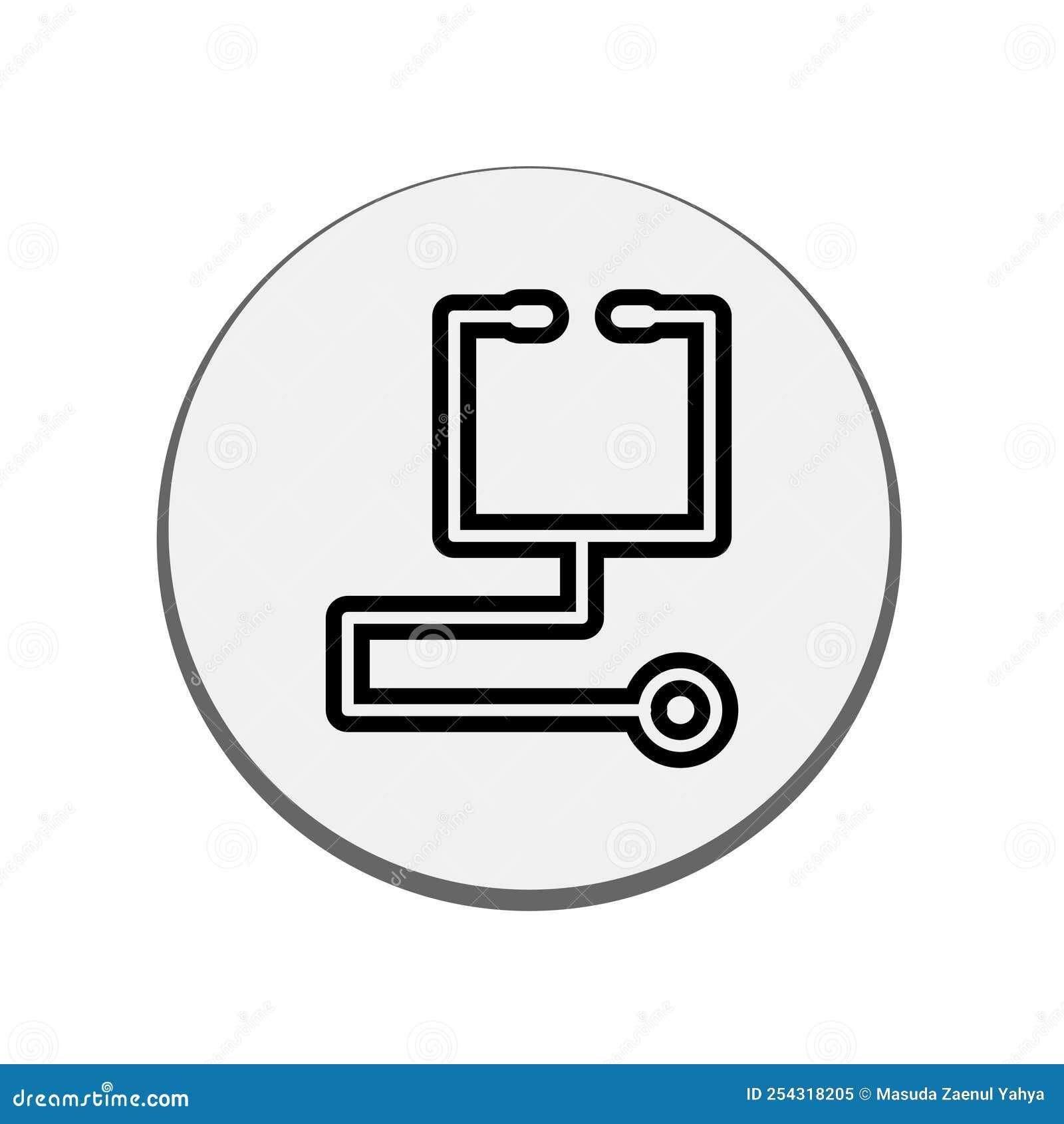 Illustration Vector Graphic of Stethoscope Icon Stock Vector ...