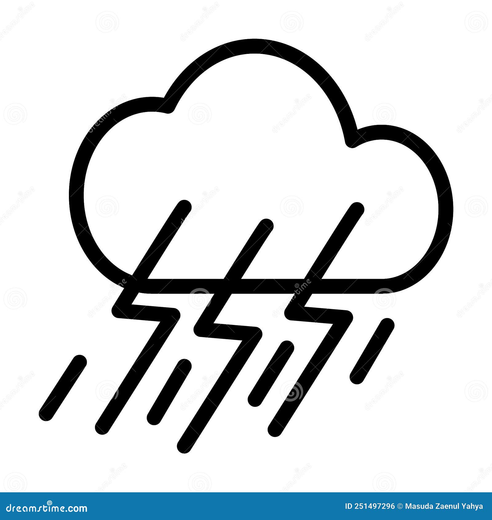 Illustration Vector Graphic of Storm Icon Stock Vector - Illustration ...