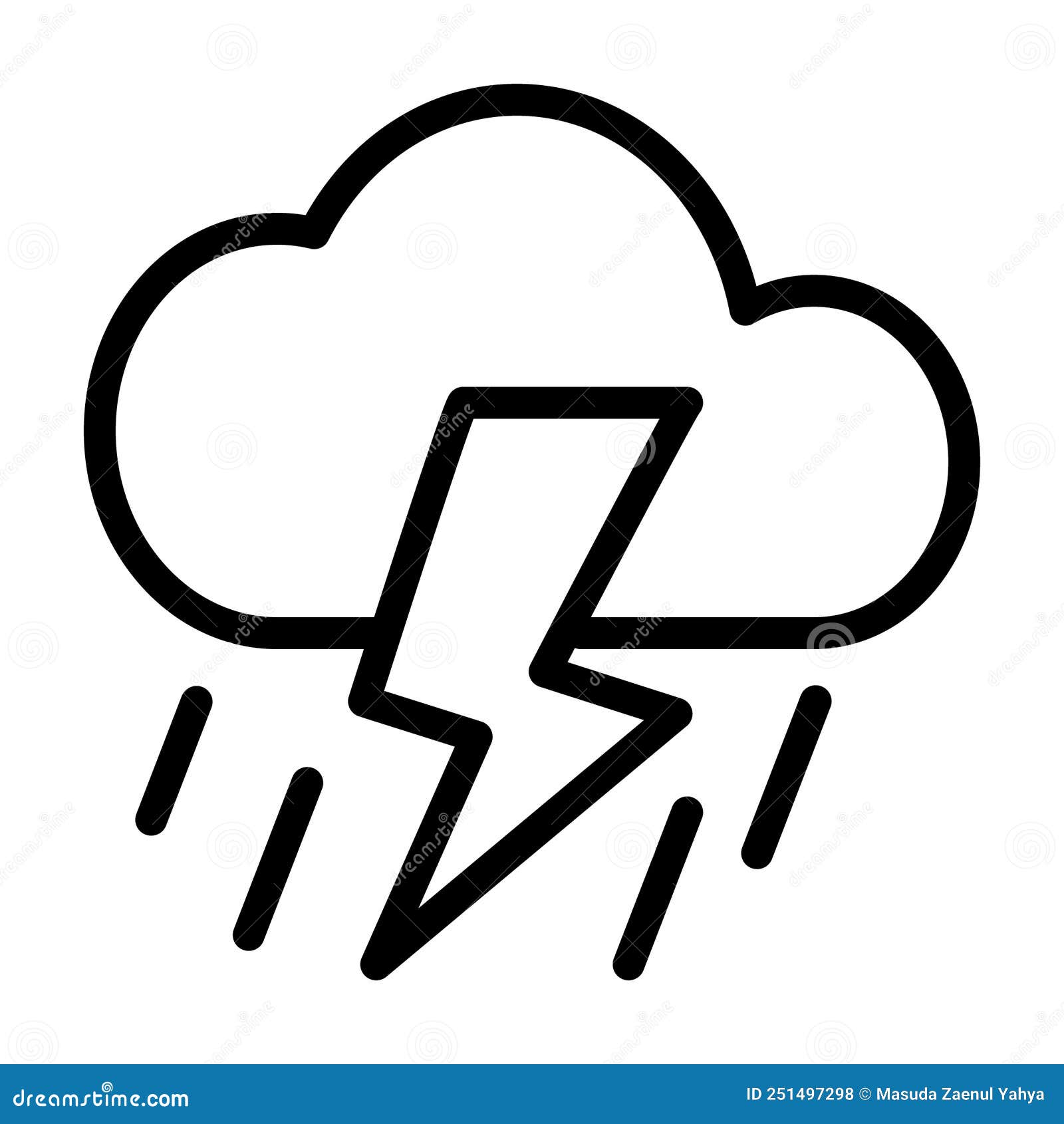 Illustration Vector Graphic of Storm Icon Stock Vector - Illustration ...