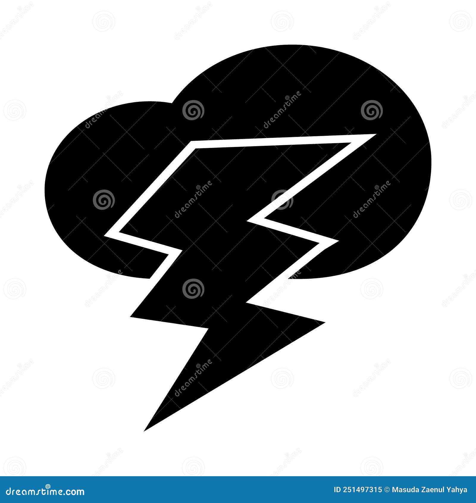 Illustration Vector Graphic of Storm Icon Stock Vector - Illustration ...