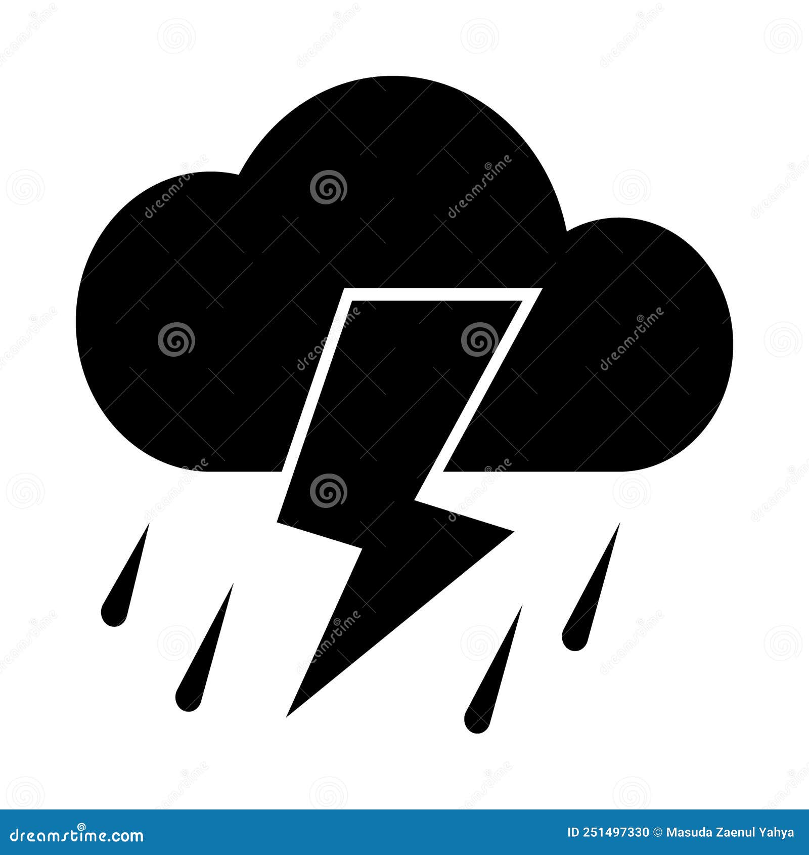 Illustration Vector Graphic of Storm Icon Stock Vector - Illustration ...