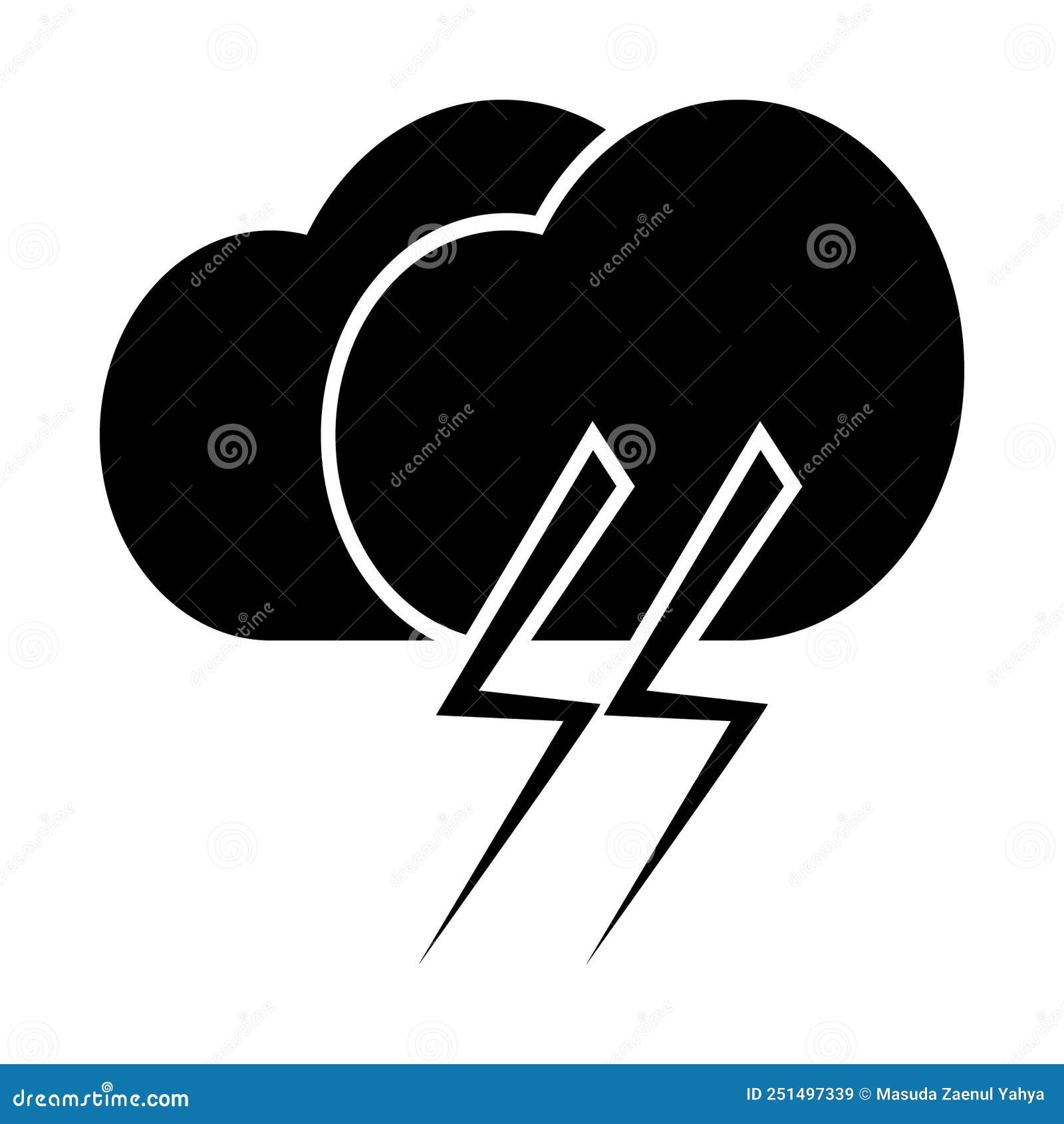 Illustration Vector Graphic of Storm Icon Stock Vector - Illustration ...