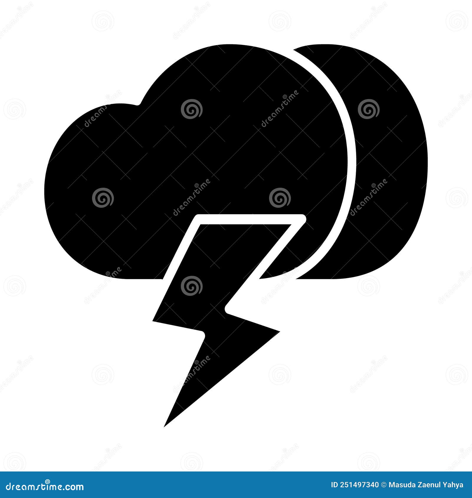 Illustration Vector Graphic of Storm Icon Stock Vector - Illustration ...