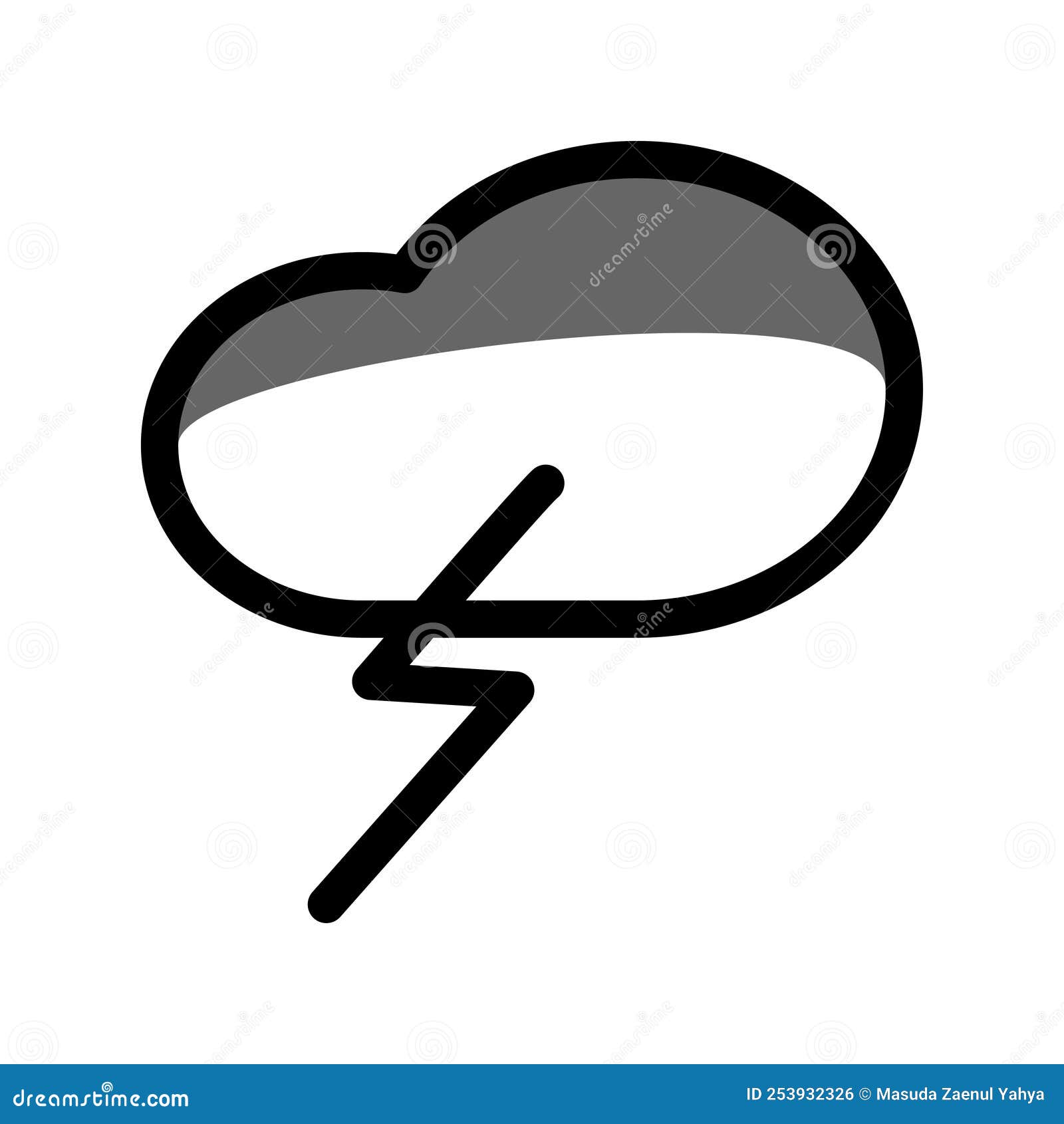 Illustration Vector Graphic of Storm Icon Stock Vector - Illustration ...