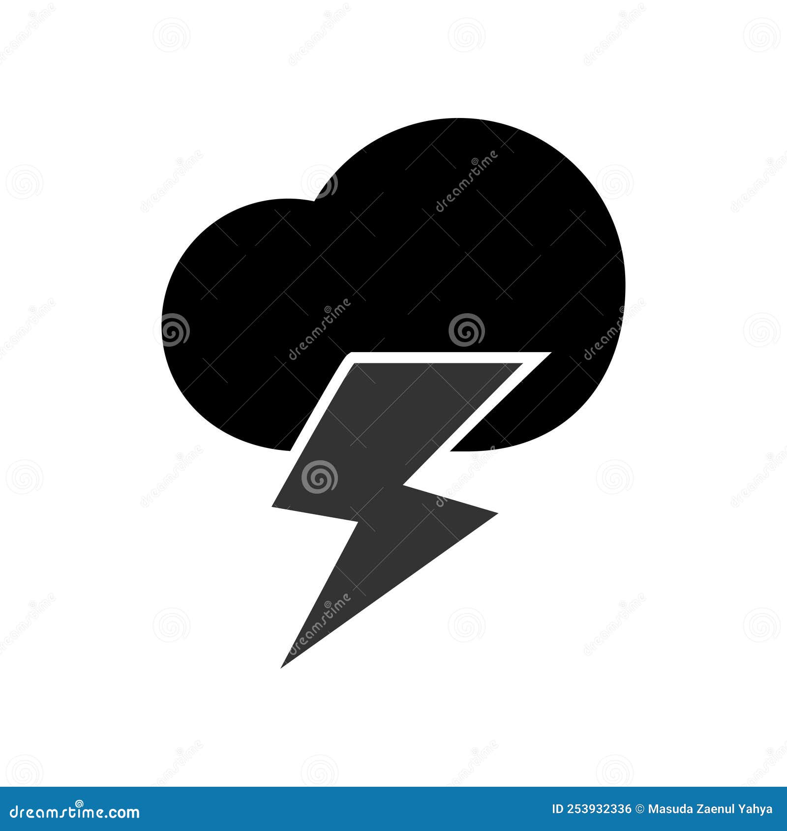 Illustration Vector Graphic of Storm Icon Stock Vector - Illustration ...