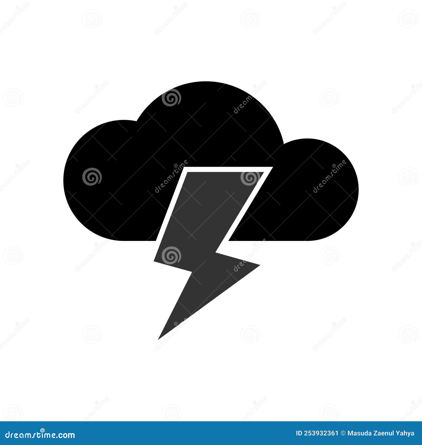 Illustration Vector Graphic of Storm Icon Stock Vector - Illustration ...