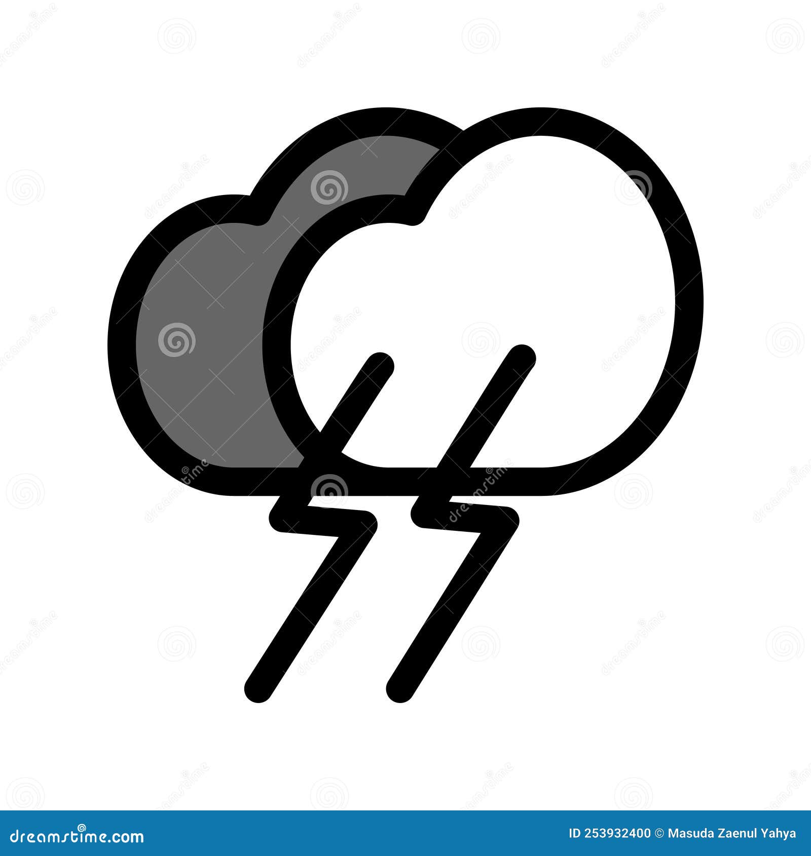 Illustration Vector Graphic of Storm Icon Stock Vector - Illustration ...