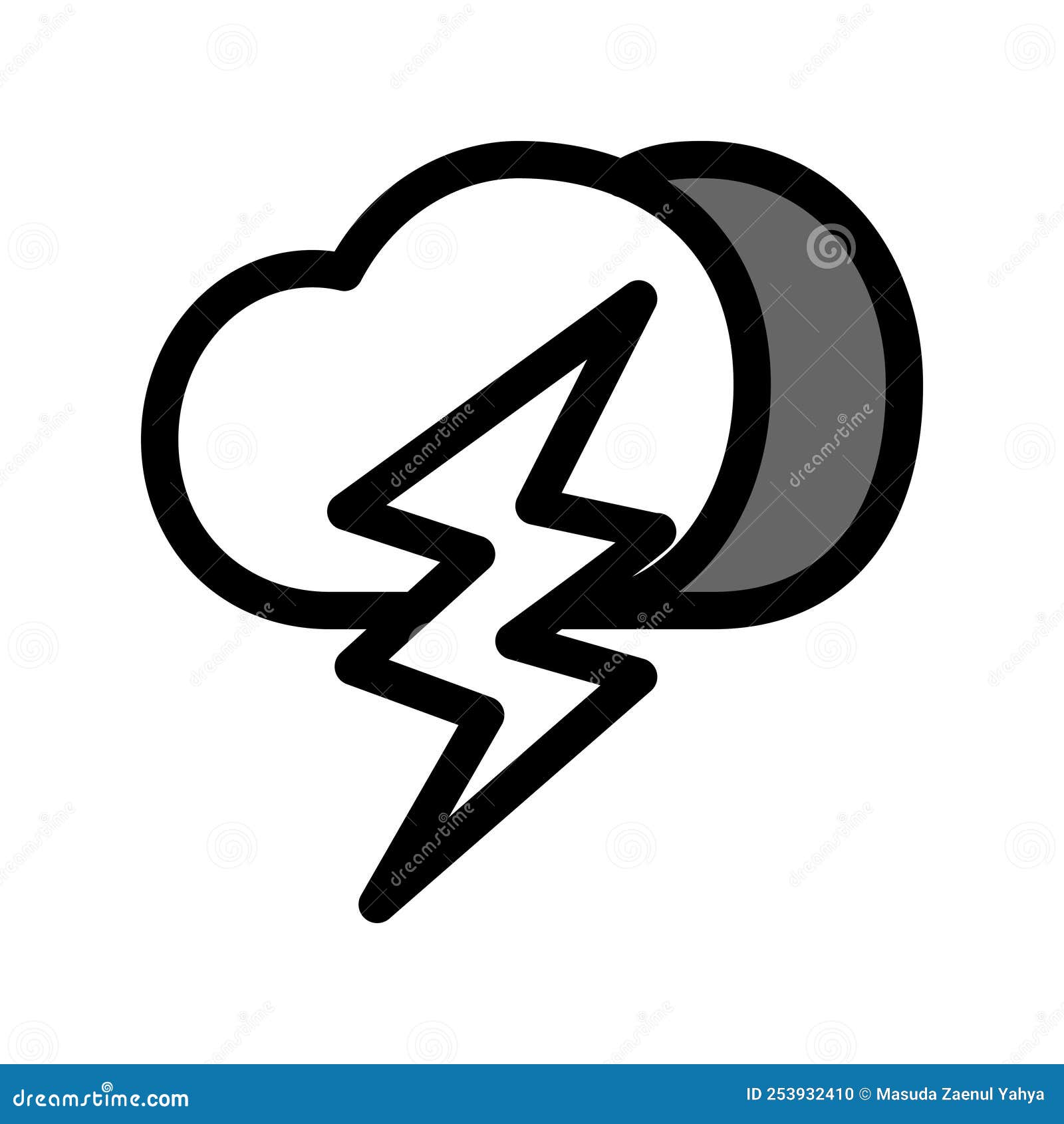 Illustration Vector Graphic of Storm Icon Stock Vector - Illustration ...