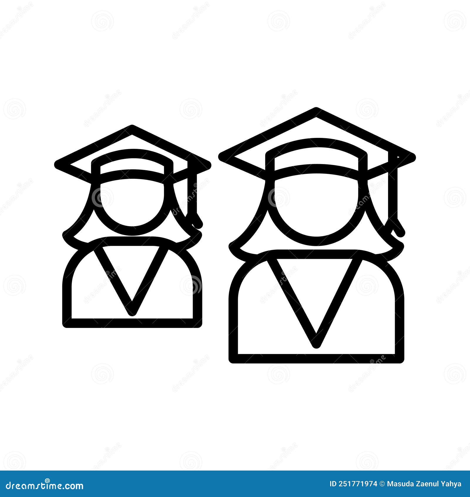 Illustration Vector Graphic of Student Icon Stock Vector - Illustration ...