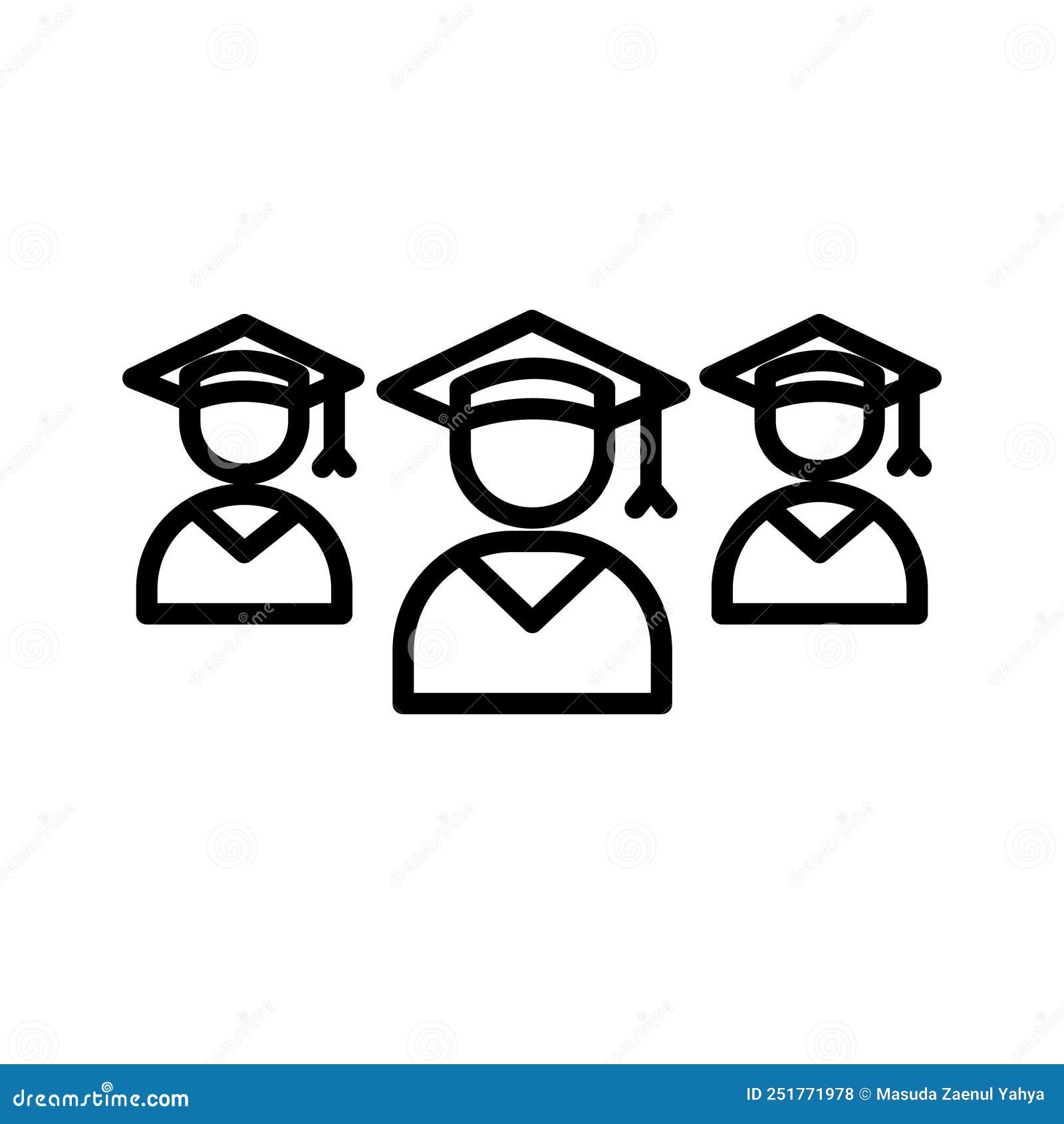 Illustration Vector Graphic of Student Icon Stock Vector - Illustration ...